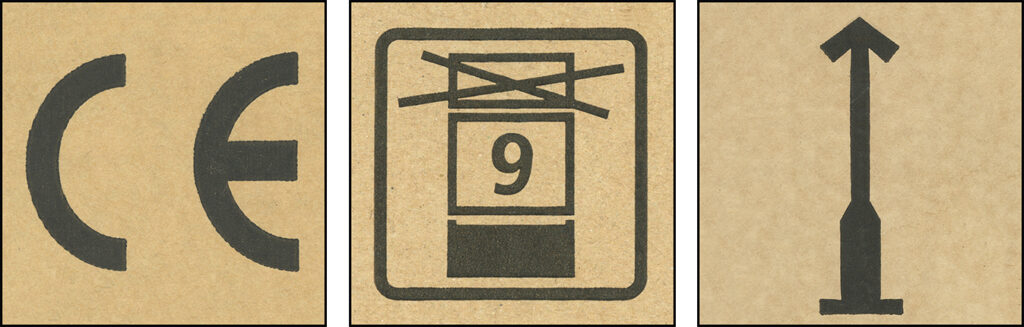 transit packaging symbols